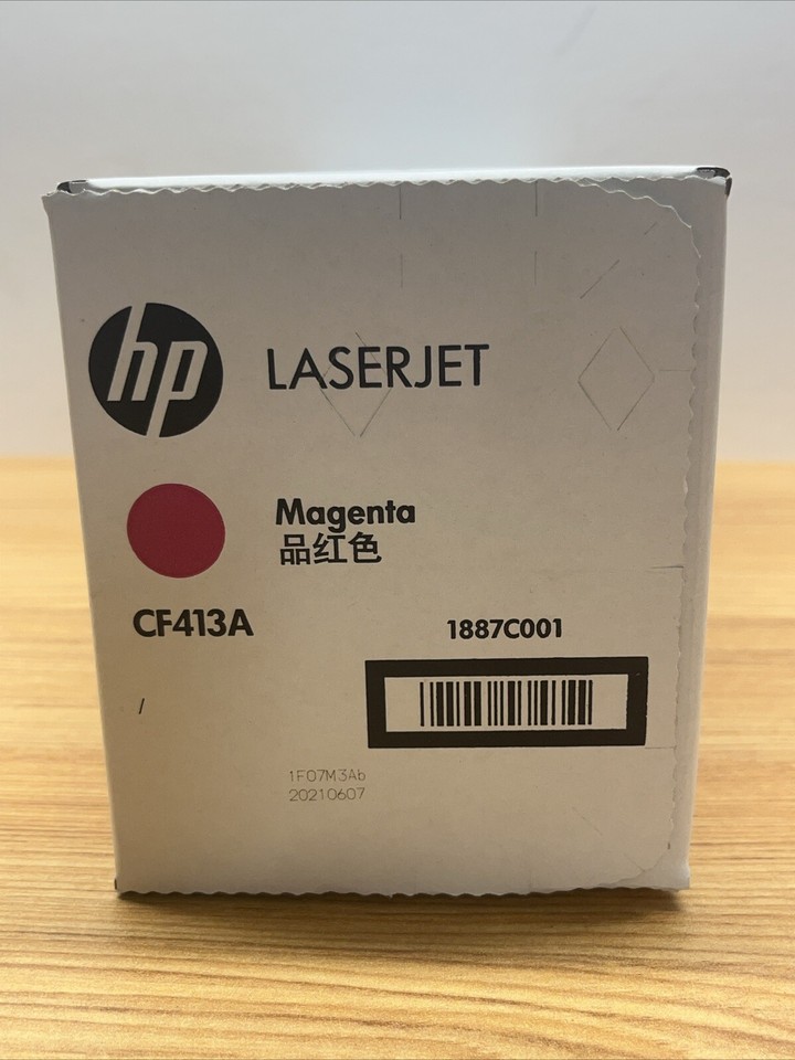 HP 410A Magenta CF413A GENUINE OEM Laserjet Toner Cartridge, New Sealed ...