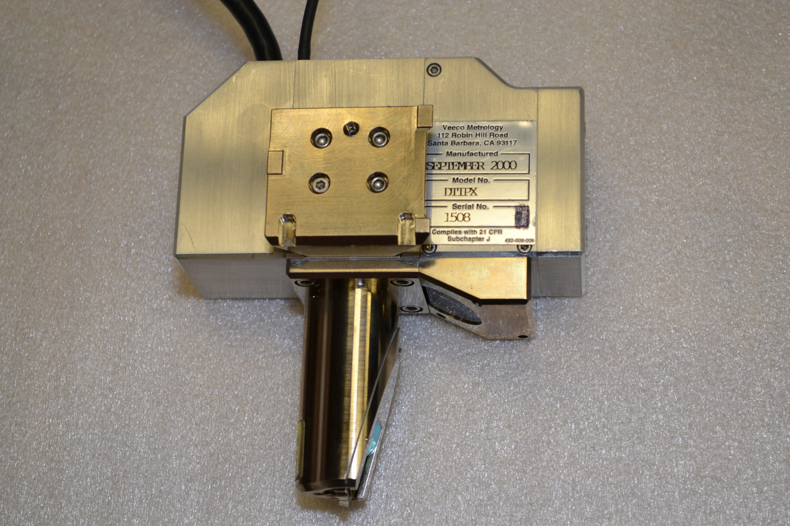 Veeco Bruker DI AFM Scanner Head Dimension 9000 Series DTIPX - Atomic ...