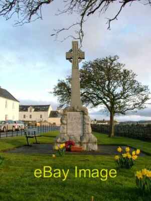 Photo 6x4 War Memorial Garlieston Sited between South Crescent and the ...