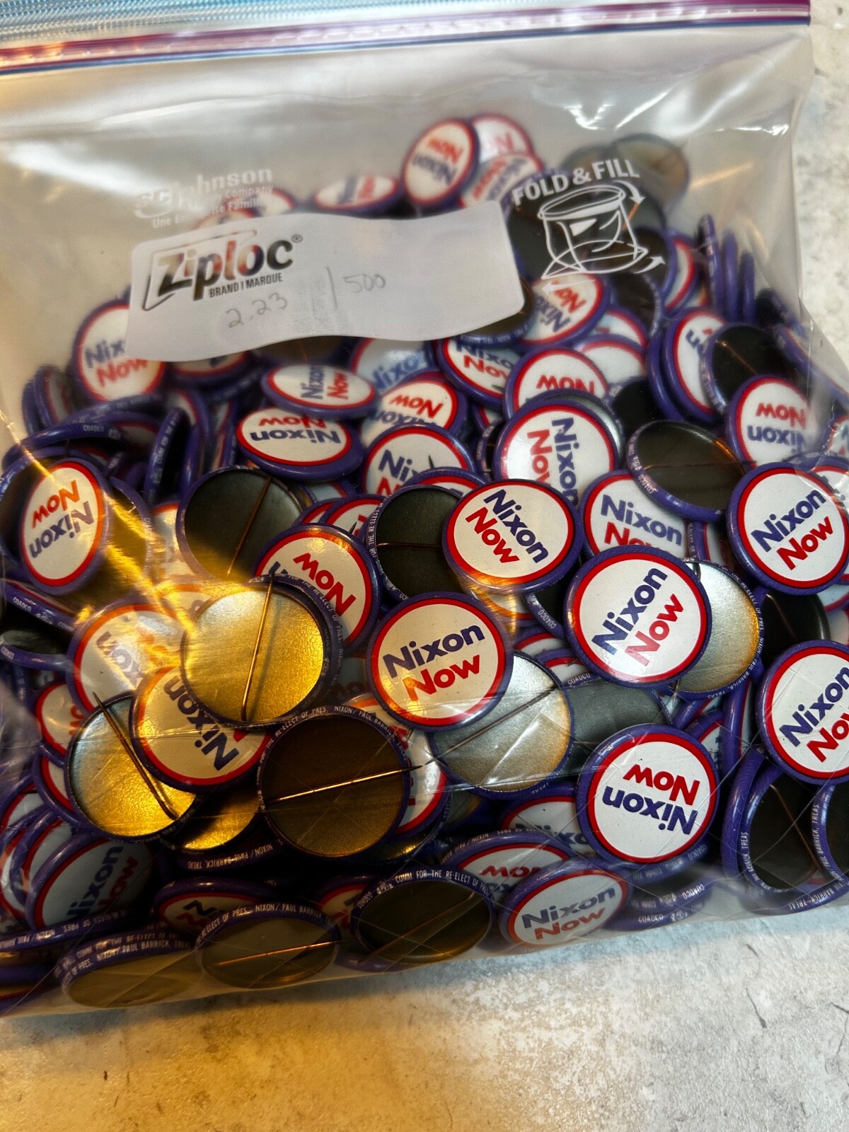 Nixon Now 1 1/4 inch buttons LOT approximately 500 | eBay