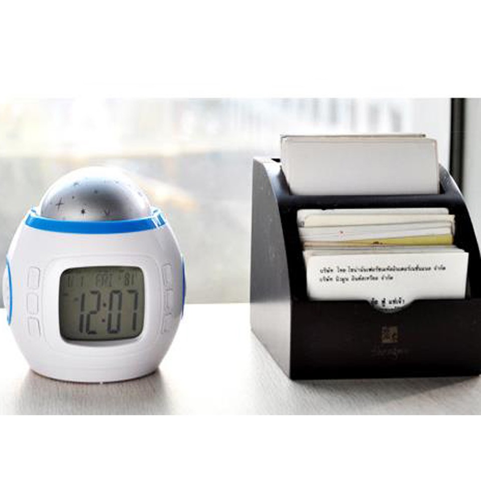 Kids LED Digital Alarm Clock Star Sky Projection Lamp Music Calendar ...