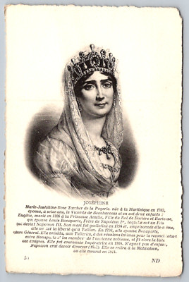 c1940s Josephine Portrait France Vintage Paris Linen Postcard | eBay