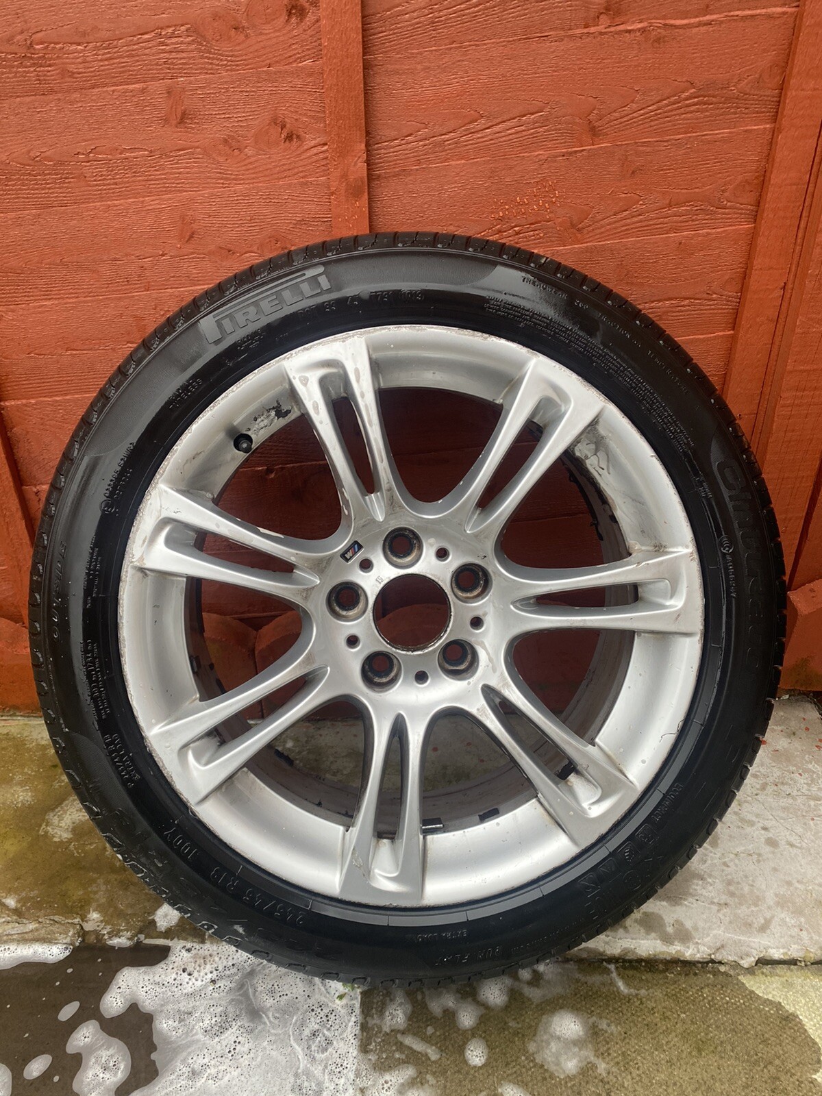 GENUINE BMW M SPORT ALLOY WHEELS 18" INCH X4 WITH RUN FLAT TYRES | eBay UK
