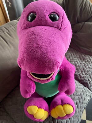 Giant Barney 3 Foot Plush Dinosaur Stuffed Toy | eBay