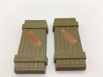 Rambo Savage Strike Headquarters Explosives Case Lids X2 Vtg 80's ...