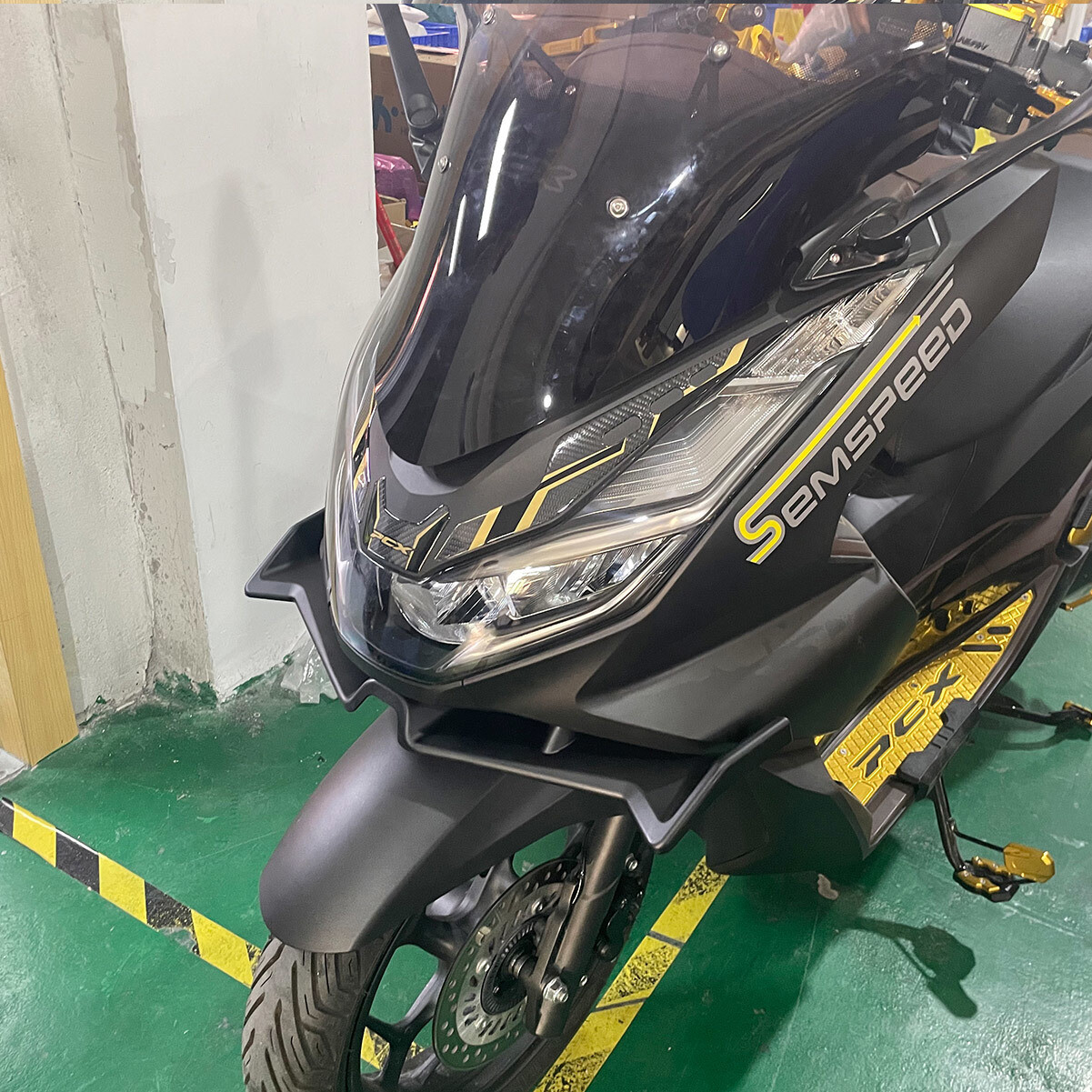 Aerodynamics Front Beak Ram Air Intake Nose For Honda PCX 125 160 2021 ...