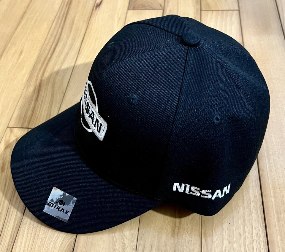 Auto Nissan Embroidered Symbol Baseball Cap(Black)Hat Men Women Outdoor ...