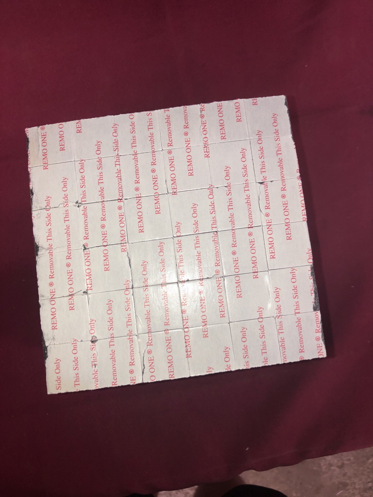 Remo One Double Sided Foam Tape 1” X 1” X 1.25” Black *5 PACK* (180 ...