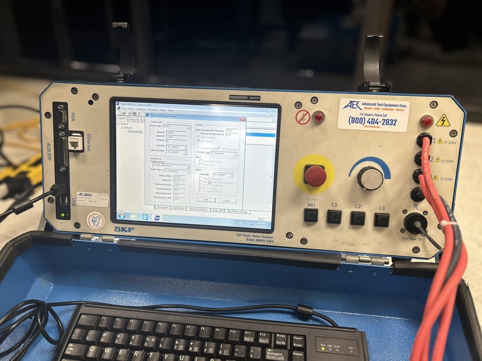 Baker AWA-IV Static Motor Analyzer | 12kV, 800A Max Output Current | eBay