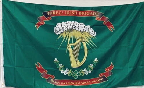 3X5 MASSACHUSETTS 4TH IRISH BRIGADE ERIN GO BRAGH FLAG BANNER GROMMETS ...