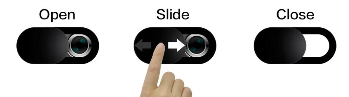 Web Cam Shutter Privacy Slider Plastic Camera Laptop Phone Cover -White ...