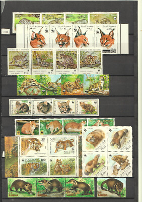 (R.1037) WWF, Animals, Tigers, Big Cats - MNH Small Lot | eBay