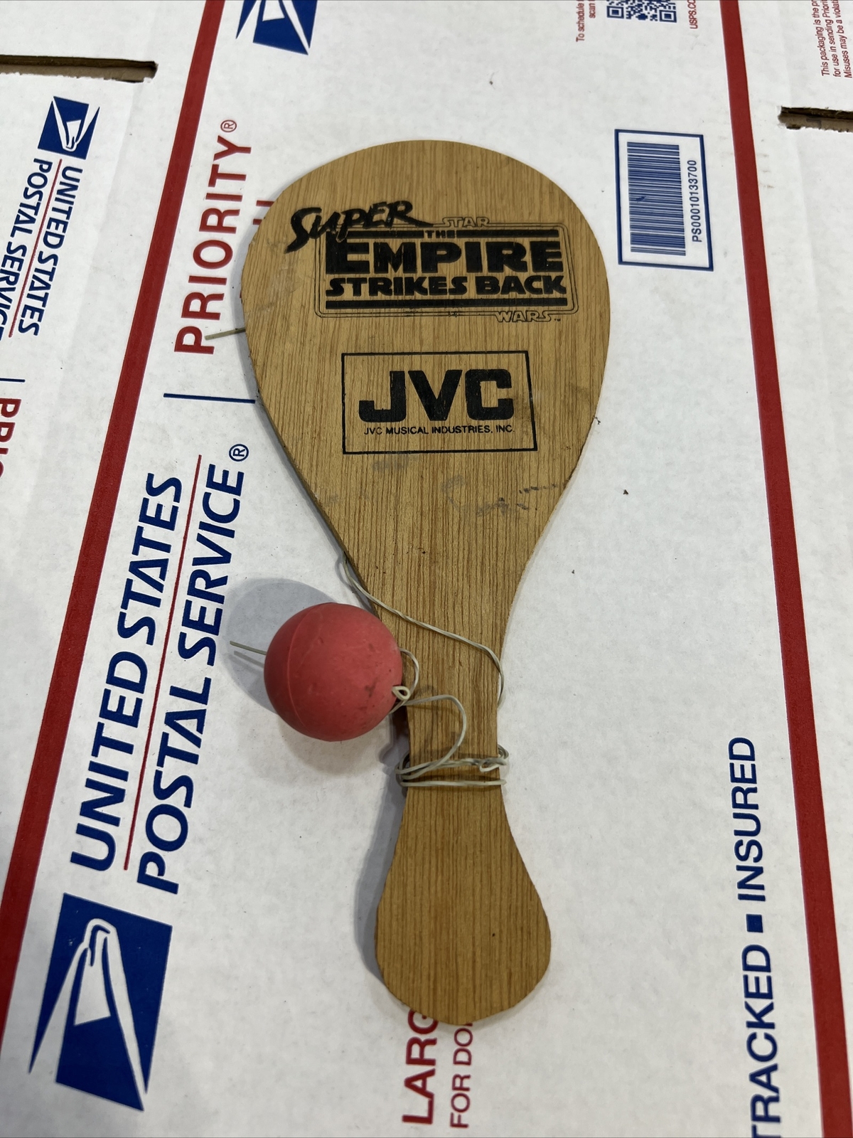 empire strikes back paddle ball vintage game jvc sponsored | eBay