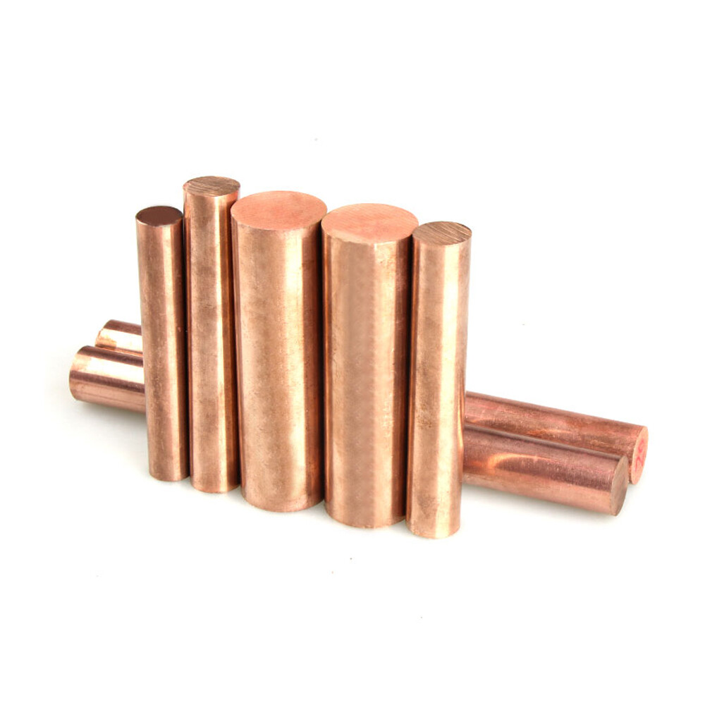 Pure Solid Copper Round Bar Rod 10mm 12mm 15mm 16mm 18mm 22mm 25mm 30mm ...