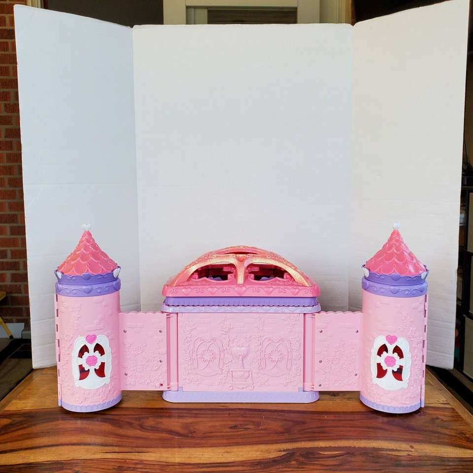 Hasbro My Little Pony Crystal Rainbow Castle Pop Up Palace Pink ...