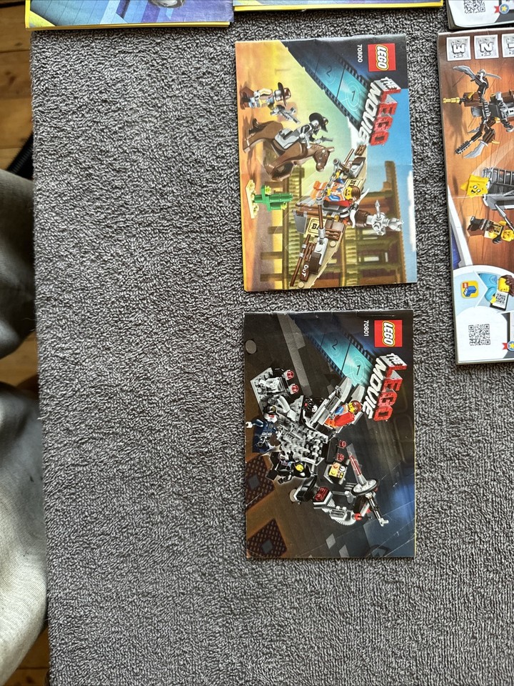 Lego Movie Instruction Manual Bundle | eBay UK