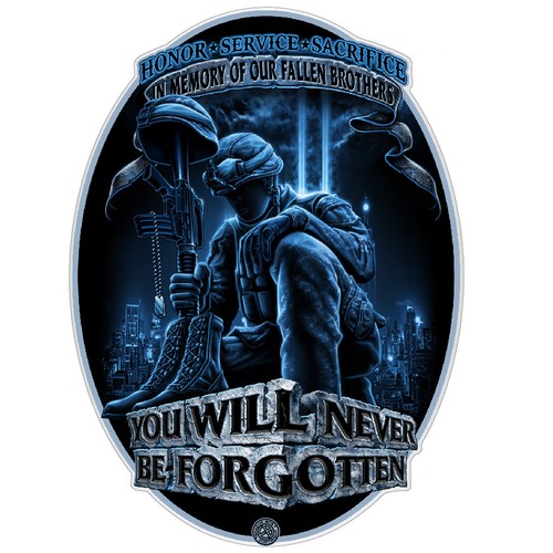 Soldier You Will Never Be Forgotten Military White vinyl Reflective ...
