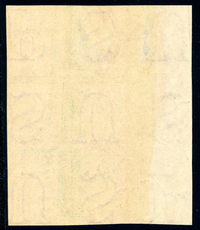 US 344 2c 1908 Washington double line watermark imperf VF NH plate ...