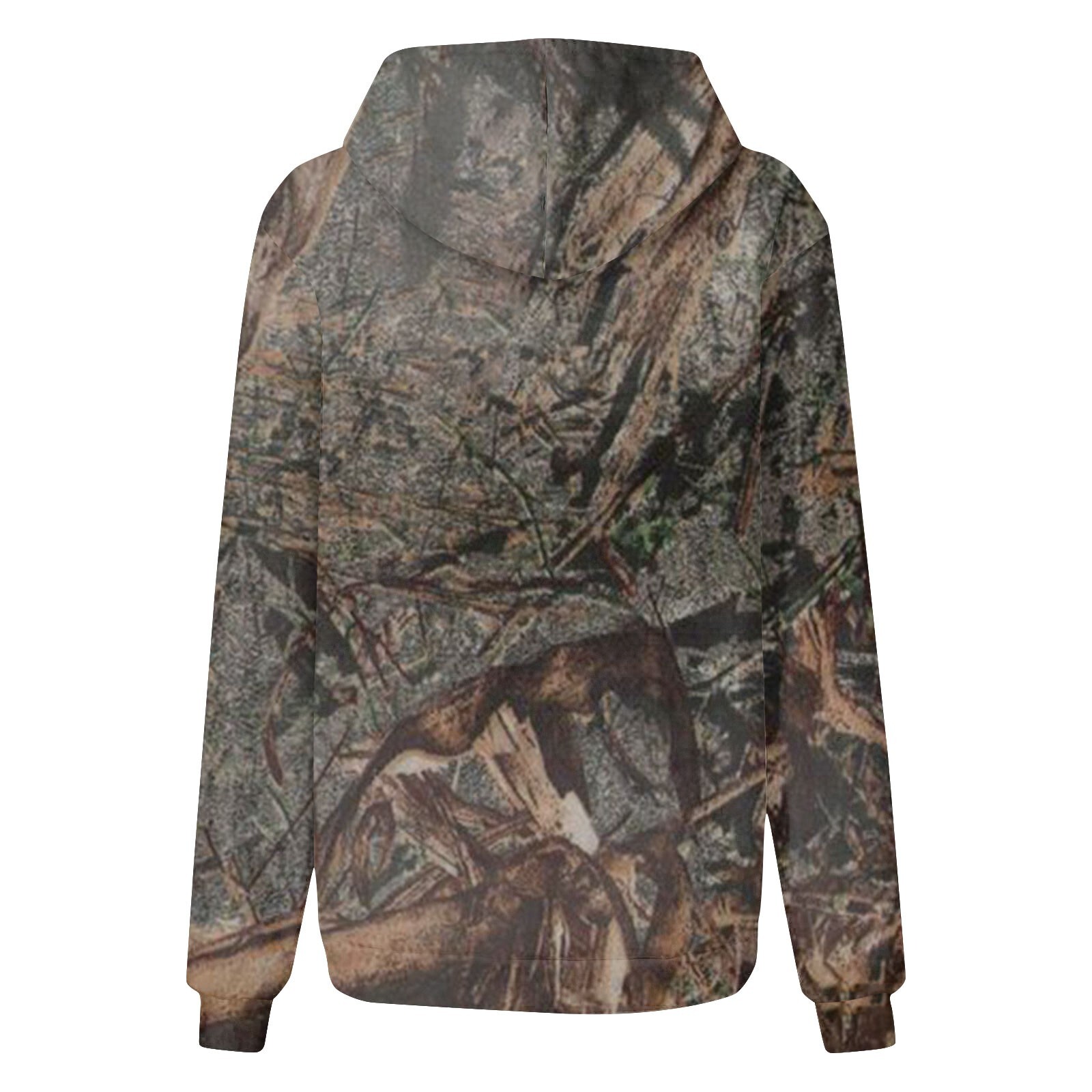 Womens Camouflage Hoodies Fleece Sweatshirts Long Sleeve Sweaters with ...