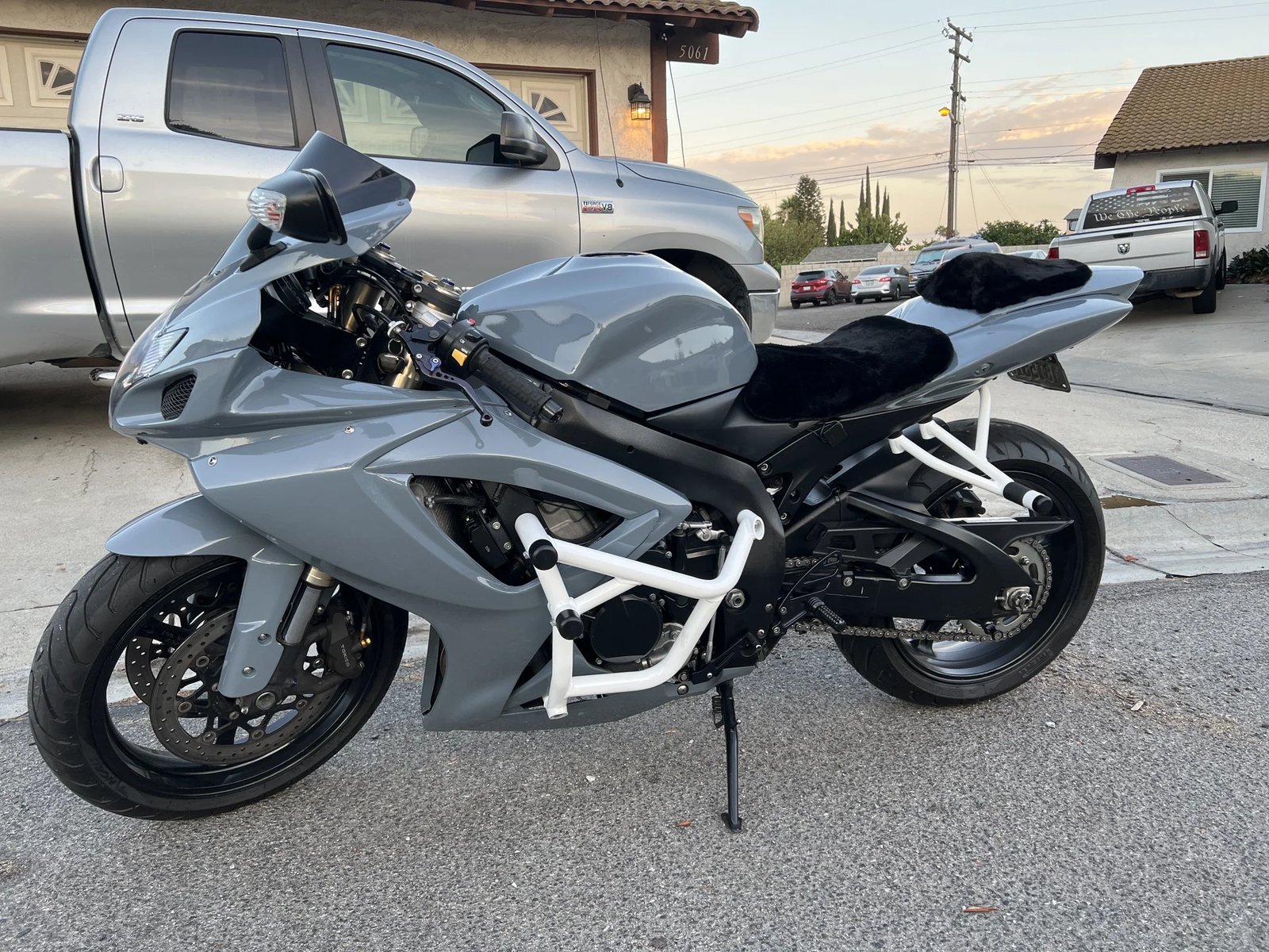 2006-2007 Suzuki GSXR 600 750 PL Injection Nardo Gray Fairing a0Gray ...