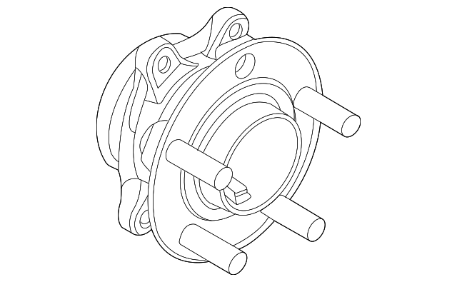 Genuine Ford Hub Assembly Wheel LJ9Z-1104-B for sale online | eBay