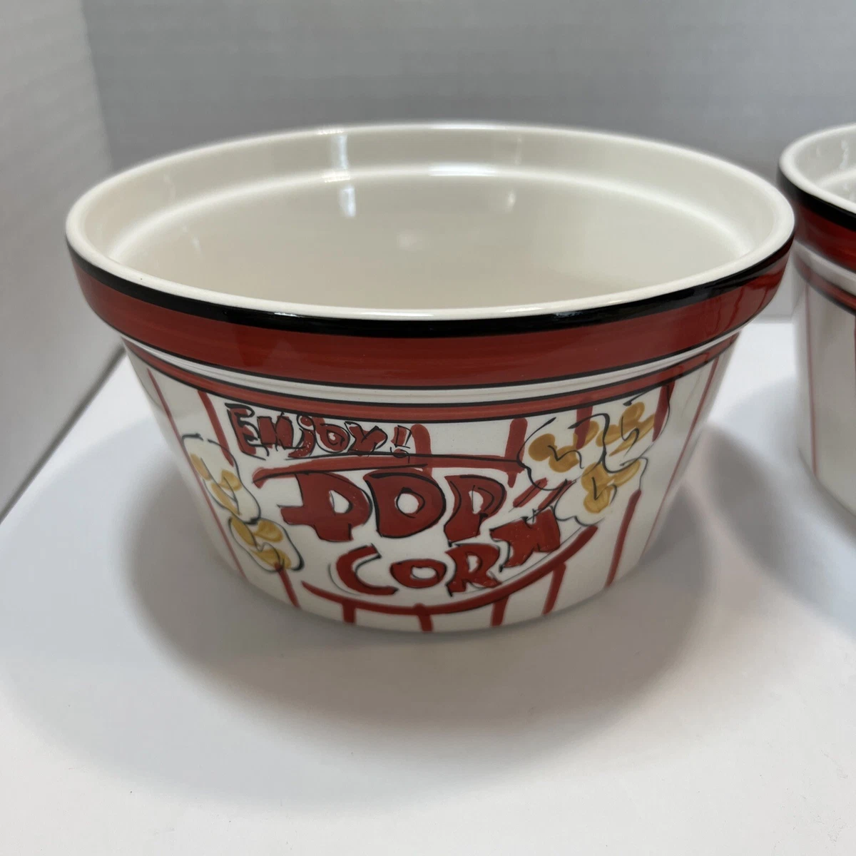 Ceramic Popcorn Tubs