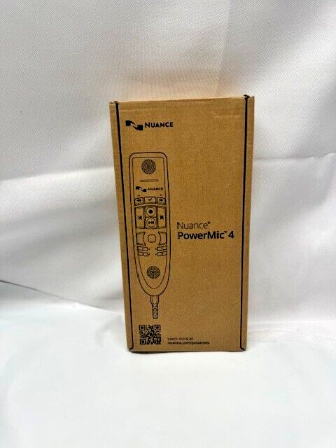 Nuance PowerMic 4 Dictation Microphone 0POWM4N9-E01 9' cable for sale ...