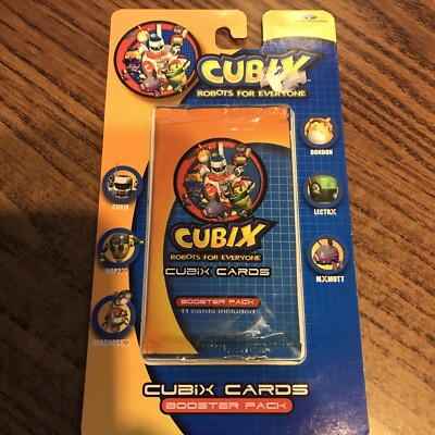 2001 - Cubix Robots for Everyone - TCG Cards - Booster Pack -11 cards ...