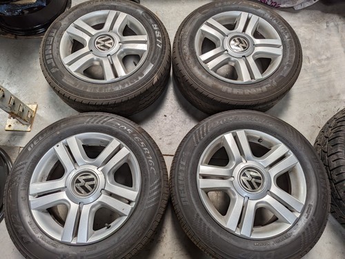 4X GENUINE VW TRANSPORTER CARAVELLE CALIFORNIA T5 T6 T6.1 16" ALLOY ...