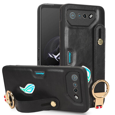 For Asus ROG Phone 7 / Rog phone 6 5 Wristband Case Luxury PU Leather ...
