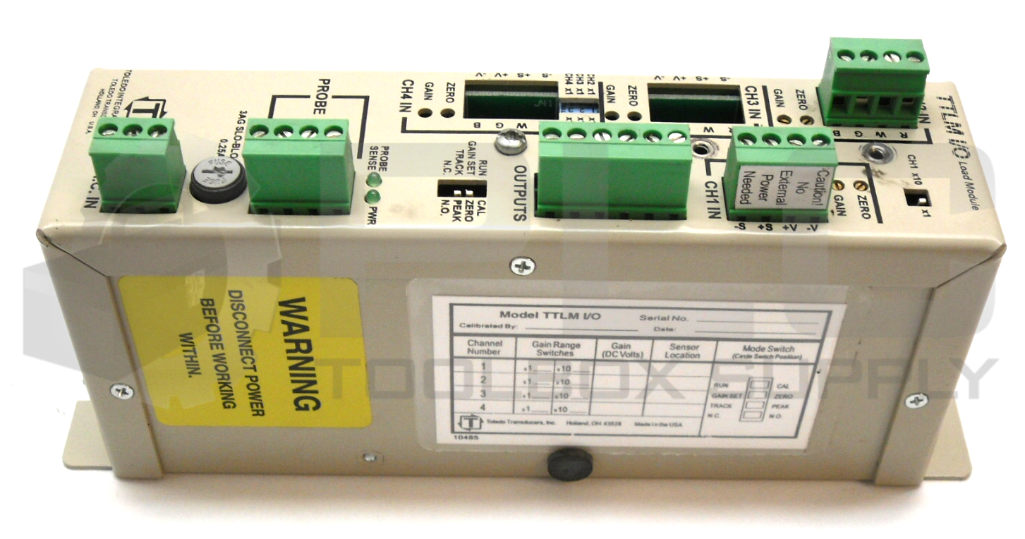 TOLEDO INTEGRATED SYSTEMS TTLM-2-1M LOAD MODULE 115/220VAC 0.05/0.1A | eBay