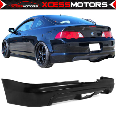 Fits 02-04 Acura RSX Mugen Style Rear Bumper Diffuser Lip Spoiler ...