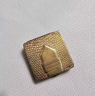 VINTAGE Miniature DOROTHY GRAY Brass MAKEUP COMPACT Signed Glam ...