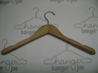 MAJE DESIGNER 16-16 1/4 "DRESS SHIRT LIGHT WOOD HANGERS SET 10 | eBay