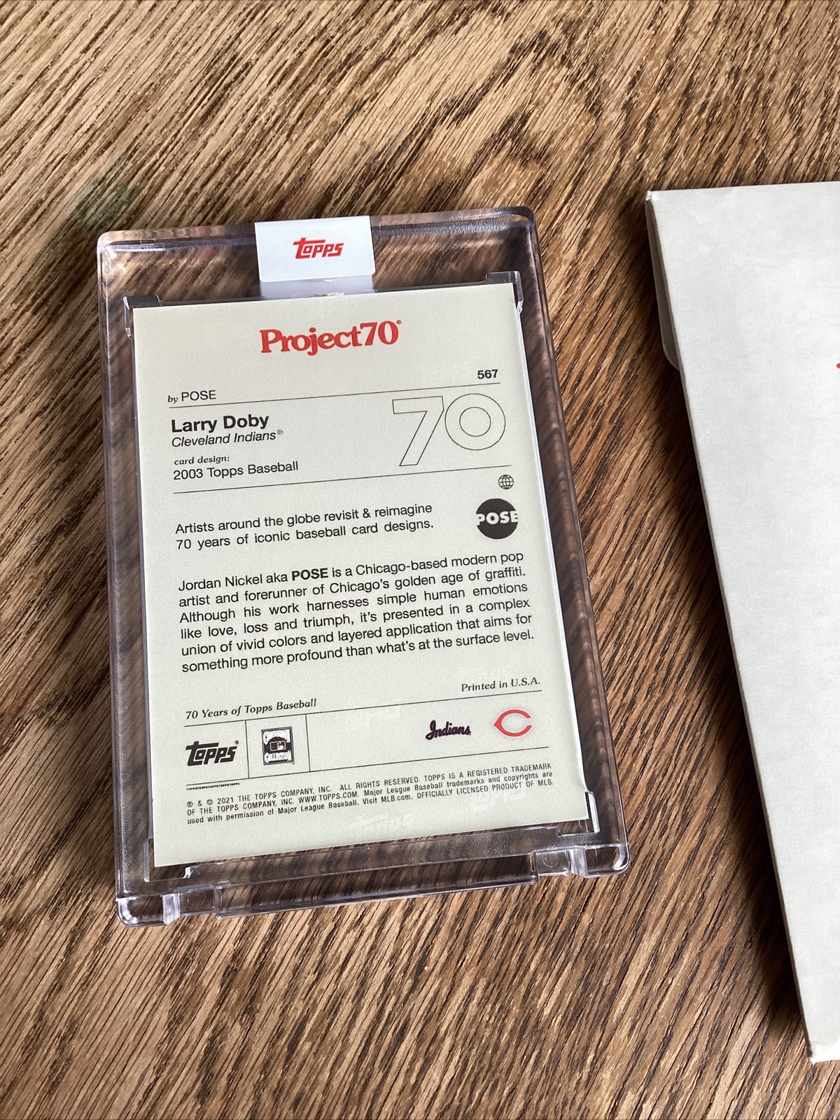 Topps Project 70 Card 567 Larry Doby by POSE | eBay