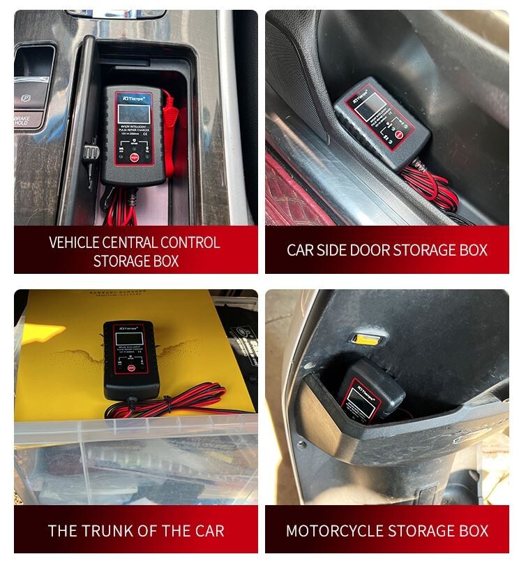 Automatic Battery Charger Trickle 6V 12V 2 Amp Harley Davidson ...