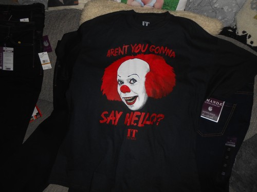 It The Movie Shirt XXL Pennywise Clown Arent You Gonna Say Hello ...