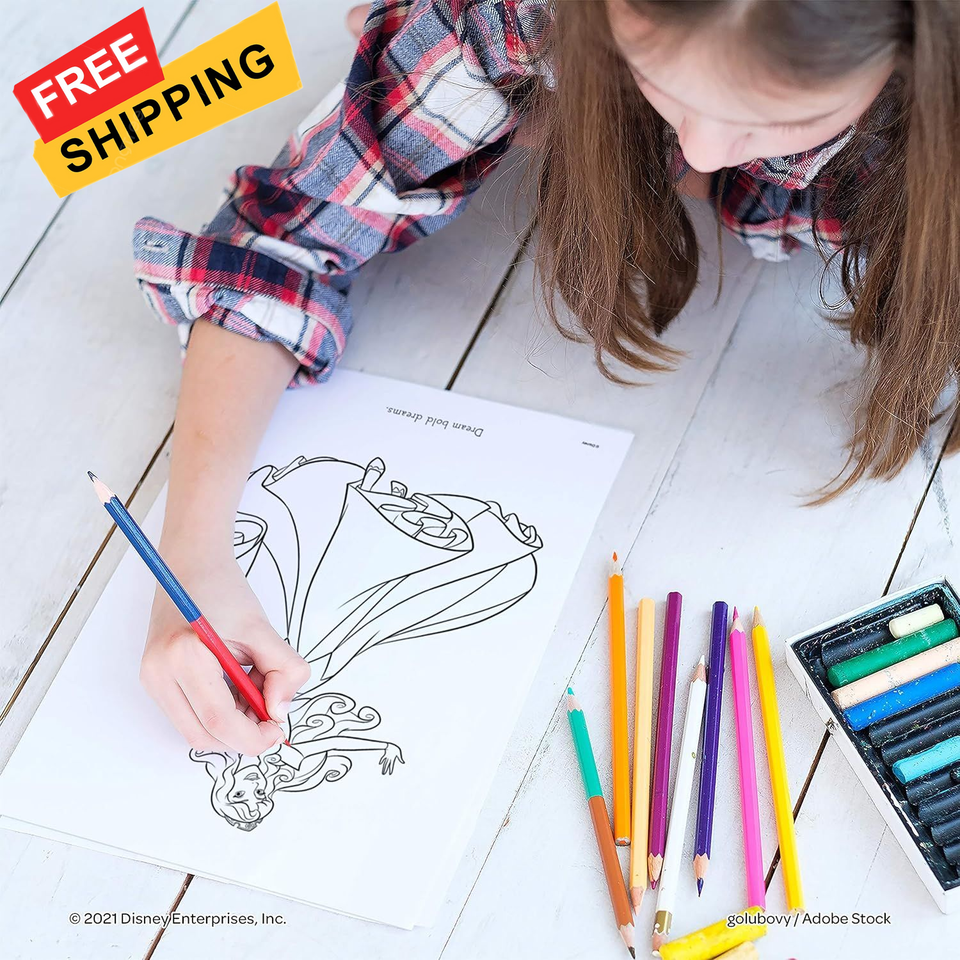 Disney Princess 192-Page Coloring and Activity Book with Stickers 46253 ...