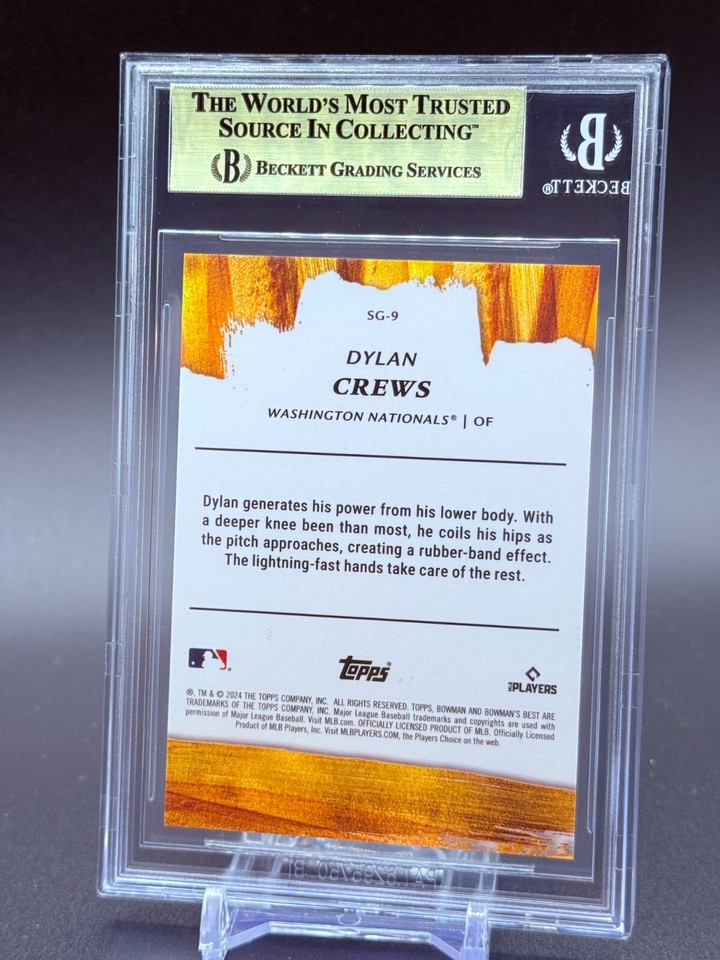 Dylan Crews BGS 9.5 GEM Strokes of Gold CASE HIT #SG9 (RC) - 2024 ...