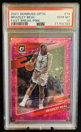 2021 OPTIC Bradley Beal FAST BREAK PINK Prizm /20 PSA 10 POP 1🔥 Suns ...