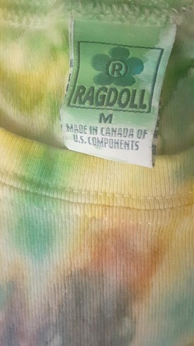 Slacker Tie Dye T-Shirt Teen Girl Size Medium by Ragdoll | eBay