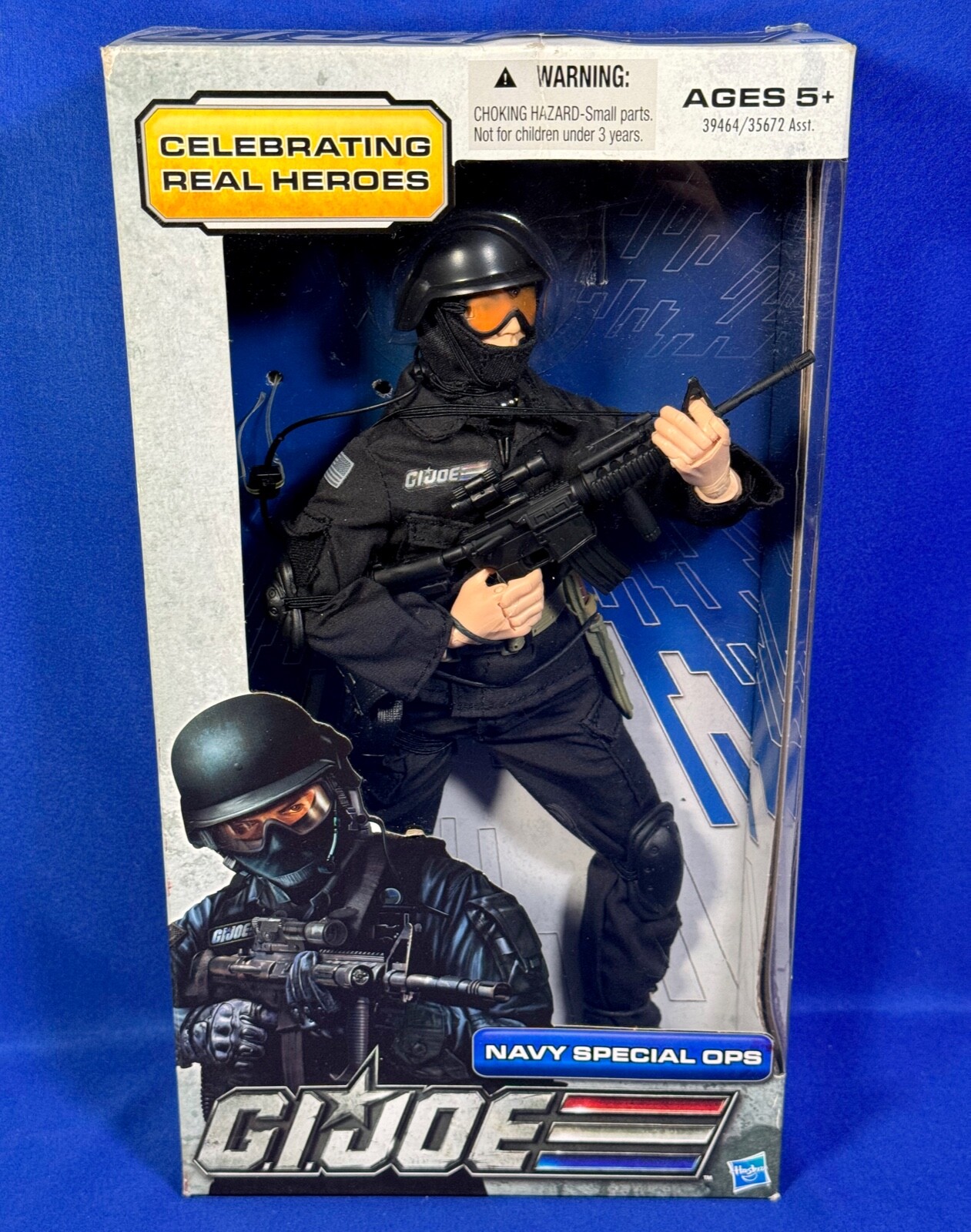 NAVY SPECIAL OPS - 12" GI Joe MACHINE GUN - 30 Years 2011 - Real ...