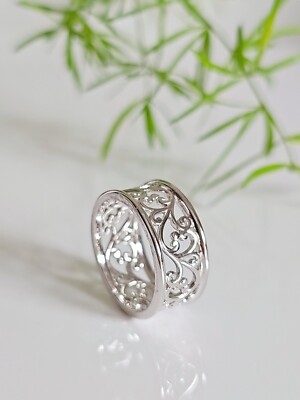 925 Sterling Silver Vines Ring / 925 Spiral Ring / Bali Bohemian Boho Thumb Ring | eBay
