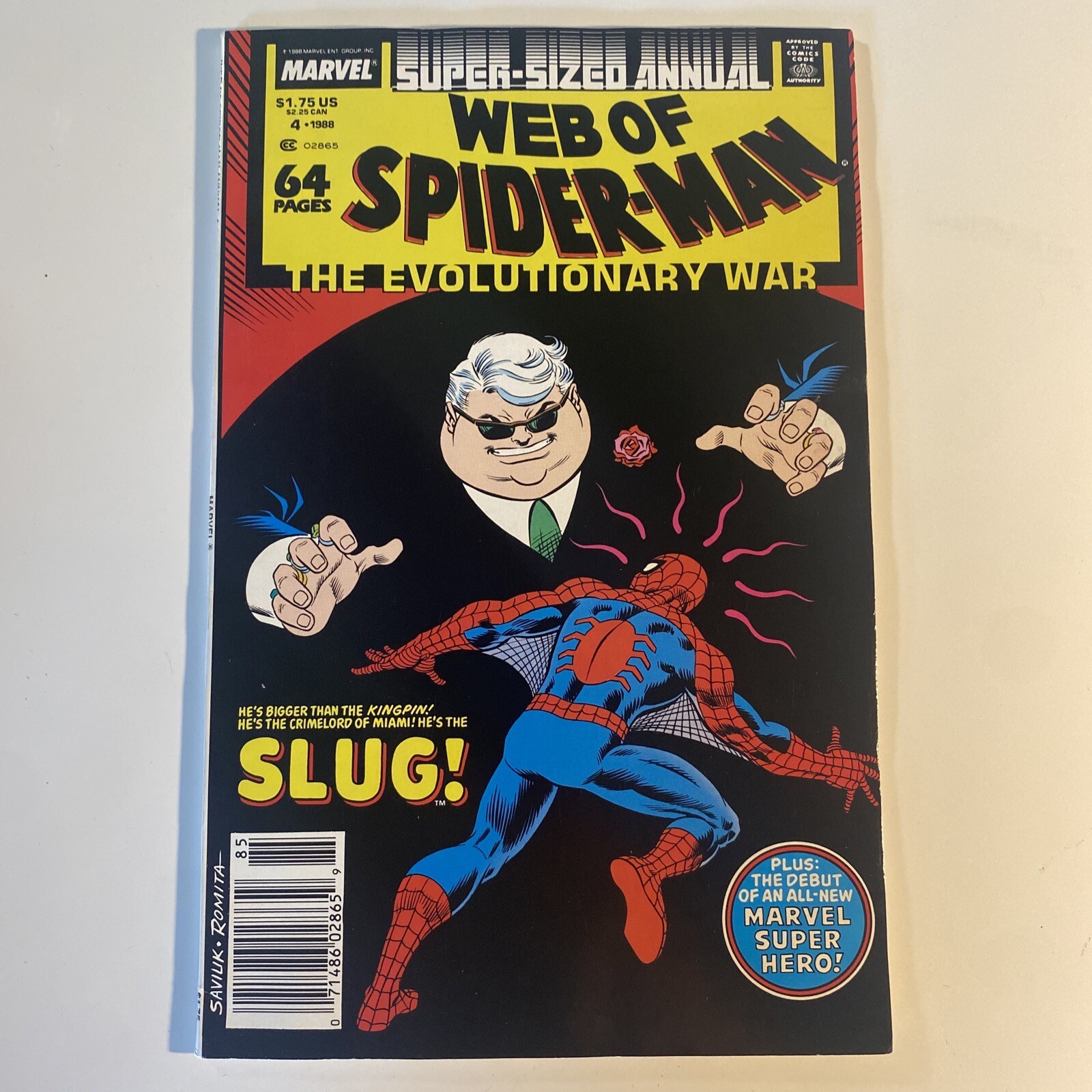 Web of Spiderman Annual #4 The Evolutionary War Marvel Comics Comic ...
