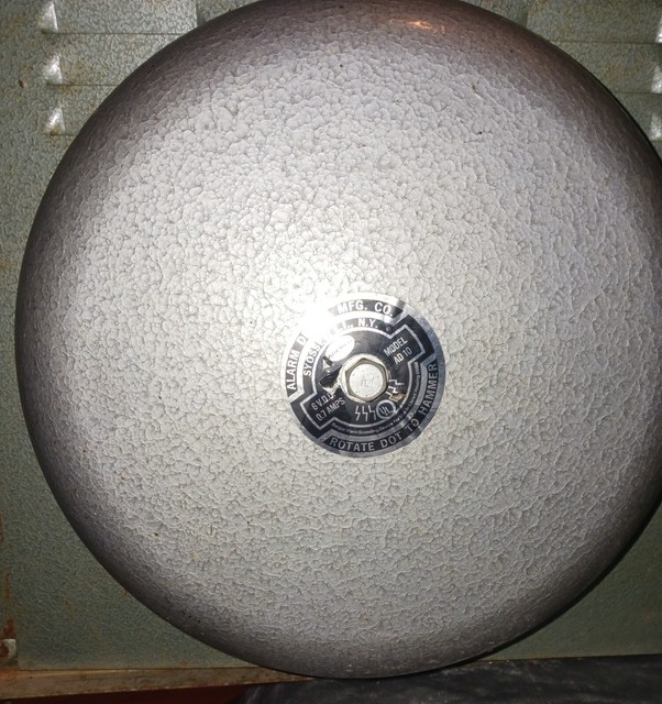 Vintage ADEMCO 10" Alarm Bell Model AD 10 6v DC for sale online | eBay