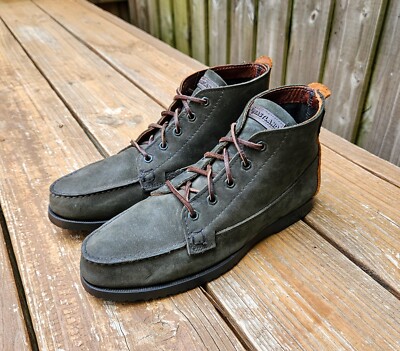 Vintage Rancourt X Eastland Camp Moc Chukka Boots Gray Size 9 D Made In ...