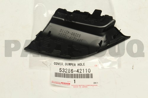 5328642110 Genuine Toyota COVER, FR BUMPER ARM 53286-42110 | eBay