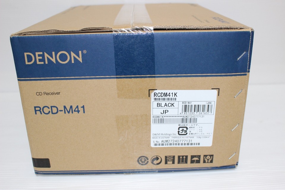 DENON RCD-M41-K RCD-M41 Black CD Receiver System M Series‎ New in Box 4 ...