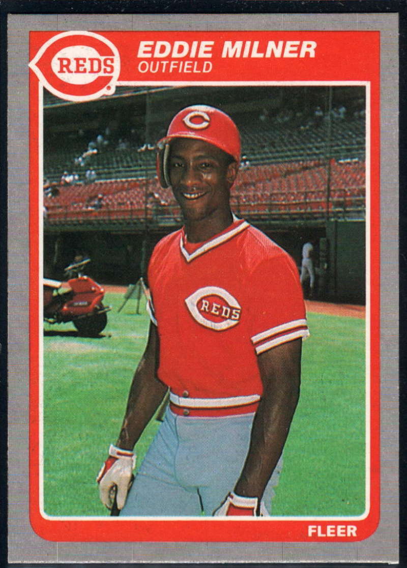 1985 Fleer #541 Eddie Milner NM-MT Reds ID:209451 | eBay