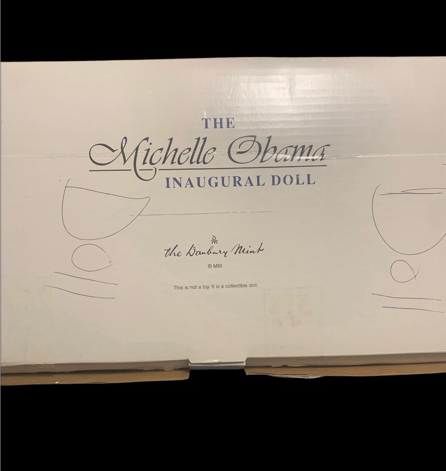 Danbury Mint Inaugural Ball Barack Obama and Michelle Obama Collectible ...